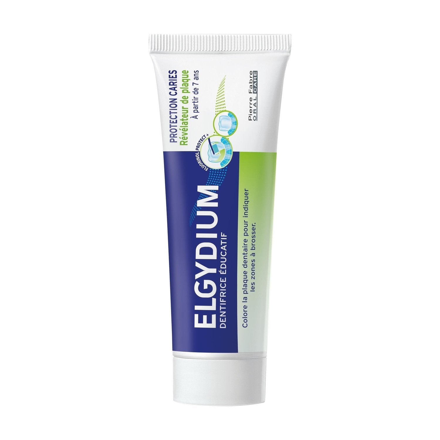 ELGYDIUM Children's Toothpaste 7+ Years Plaque Revealer Protects Again ...
