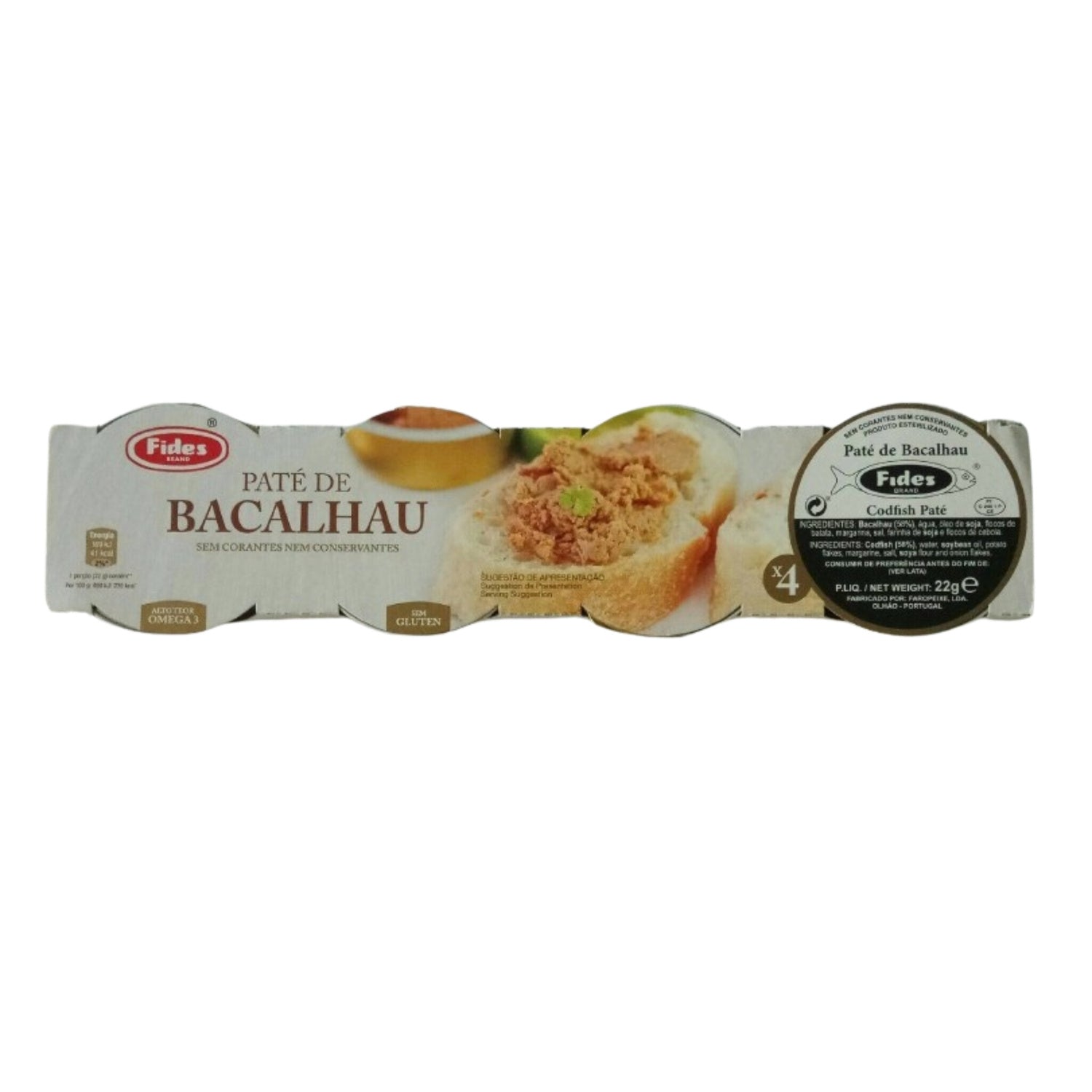 Paté de Morue Paté de Bacalhau FIDES – La Famille à Table!