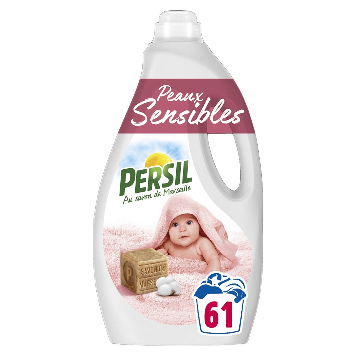 PERSIL Liquid Laundry Detergent with Marseille Soap for Sensitive Skin ...